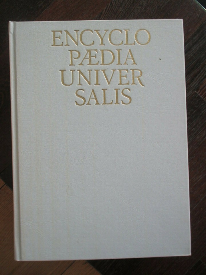 ENCYCLOPAEDIA UNIVERSALIS THESAURUS INDEX *** 1985 | eBay