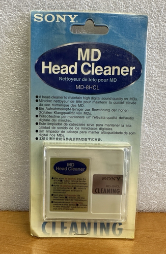 Sony MiniDisc Head Cleaner MD-8HCL 27242536159| eBay