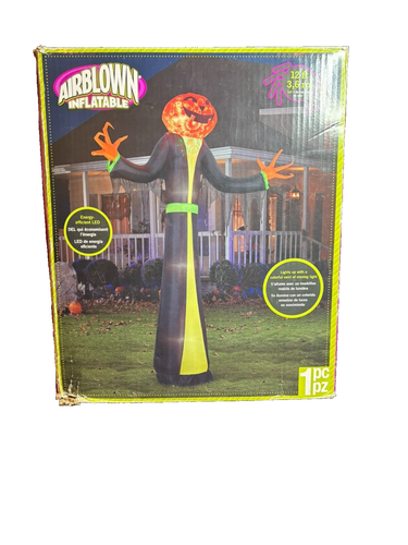 Gemmy Airblown Inflatable 12 ft Halloween Jack-O'-Lantern Reaper | eBay