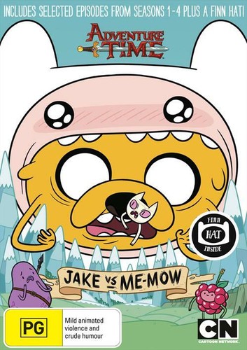 Adventure Time - Jake Vs Me-Mow : Collection 3 | With Finn Hat (DVD ...