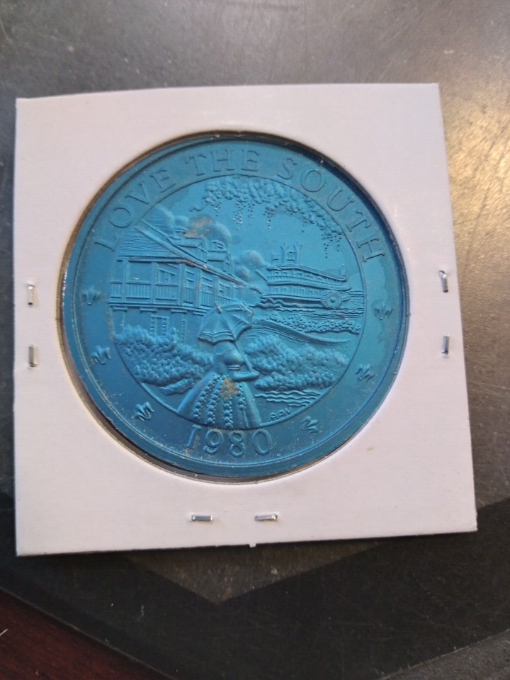 1980 Eros Dual Color (blue/gold) Aluminum Doubloon - Mardi Gras | eBay