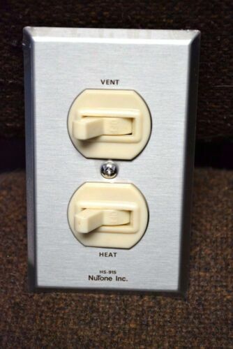 Nutone Heat A Vent Switch 1950s(?) Nutone Wall Heater. I Love This