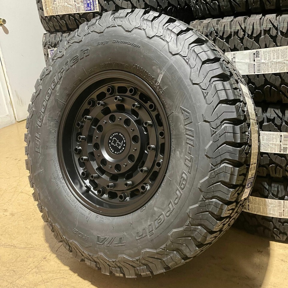 17x9.5 Black Rhino Arsenal Wheels 35" BFG KO2 AT Tires 6x5.5 GMC Sierra ...