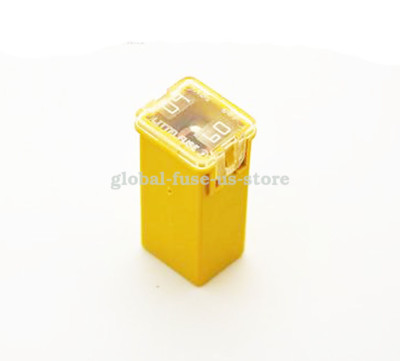 Littelfuse 0495060 495 Square Car Fuse 60A JCASE Cartridge Fuses Rated ...