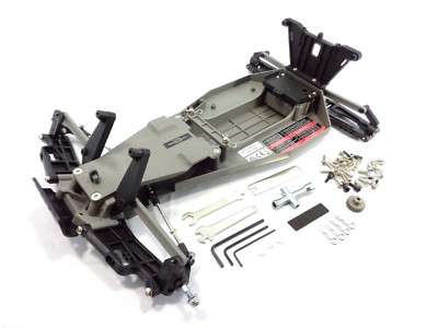 NEW TRAXXAS BANDIT XL-5 COMPLETE CHASSIS KIT ROLLER ARMS TOWERS MAIN ...