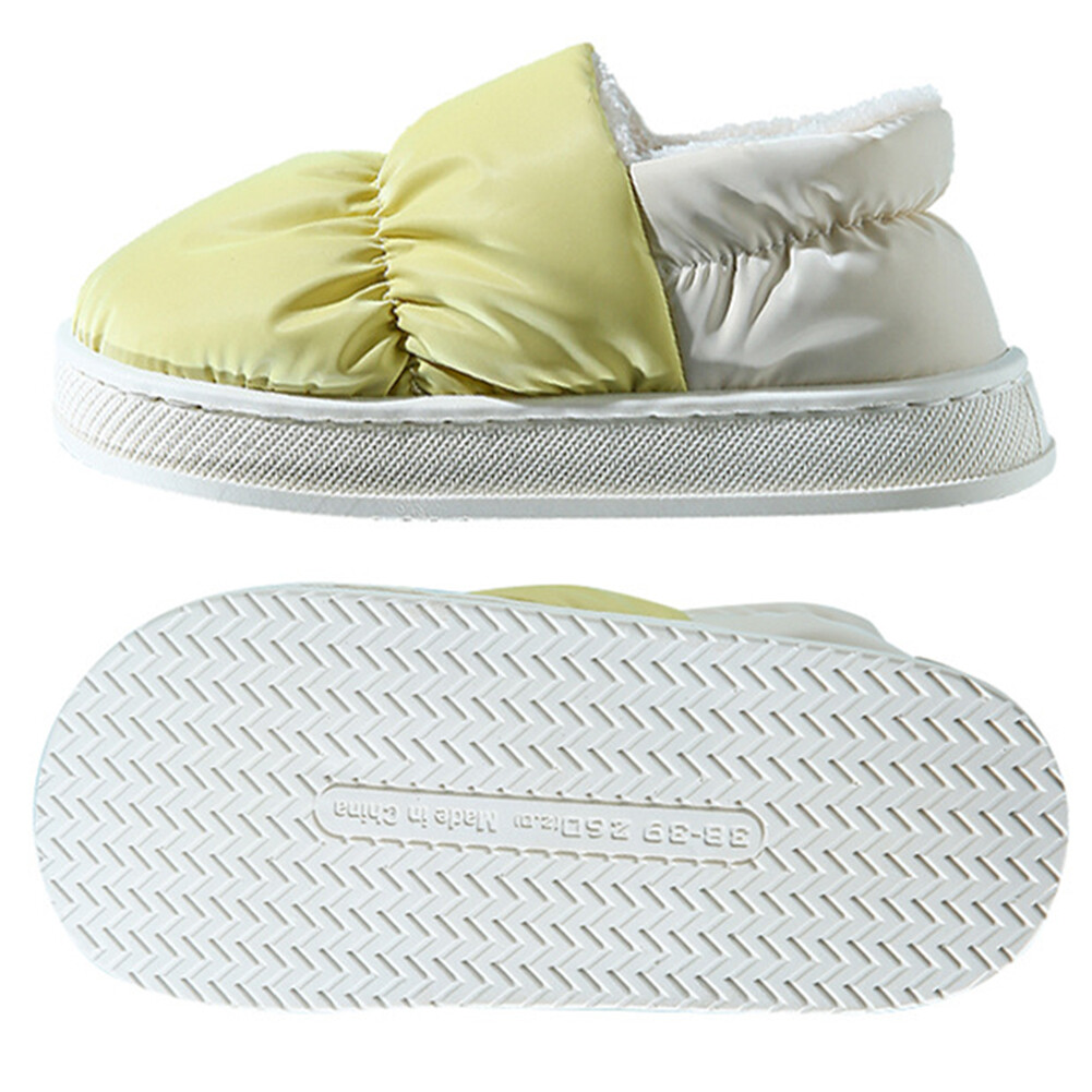 Women Thick Heels Cotton Shoes Anti-Slip Shoes for Indoor Outdoor ...