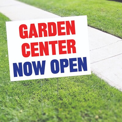 Garden Center Now Open Advertising Florist Store Rose Shop Coroplast ...