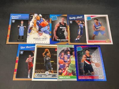 9 CARD 1989-2019 PANINI LEAF NBA HOOPS BASKETBALL BASE & PRIZMS ROOKIE ...