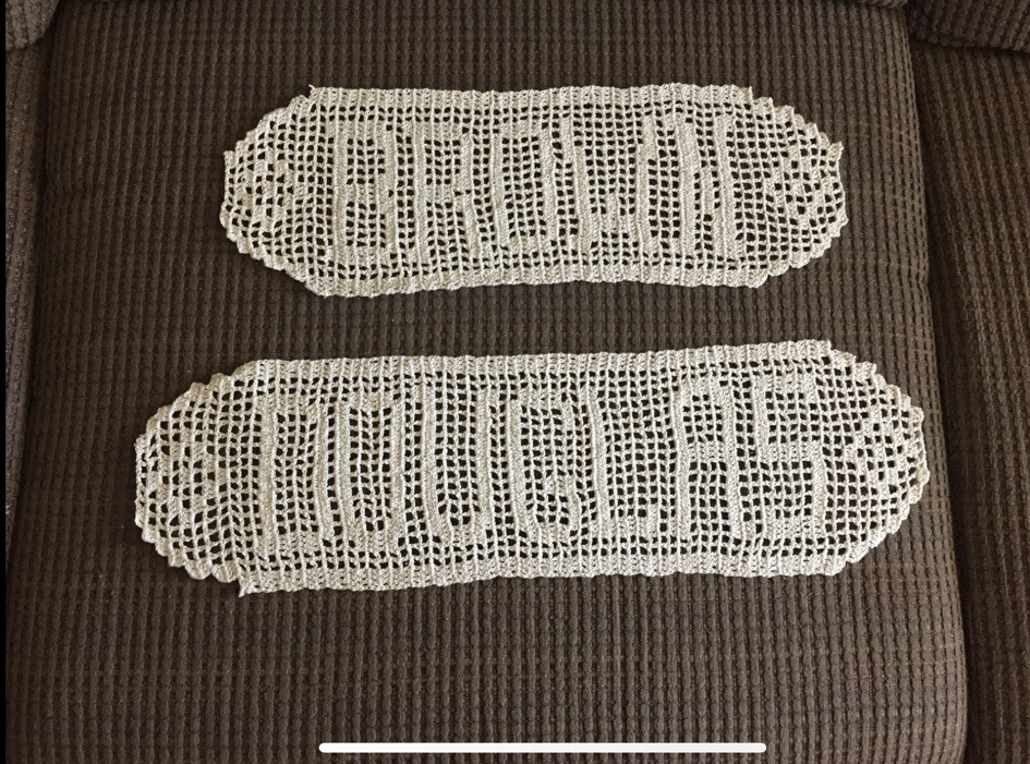 Free Crochet Name Doily Pattern Crochet Name Doily Products For Sale