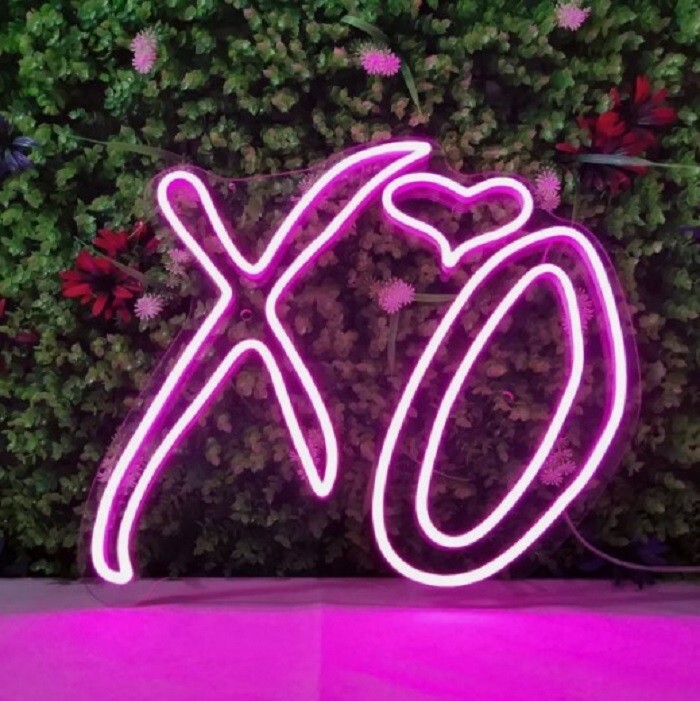 XO Y2K LED NEON LIGHTS SIGN Man Cave Game Room Wall Decor | eBay