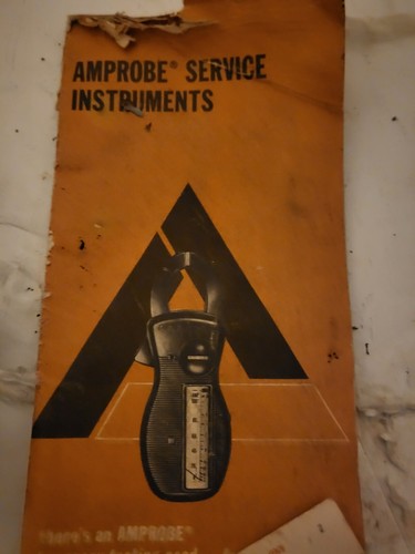 Amprobe Ultra Rs-1000 AC Volt Ammeter Ohmmeter Clamp Meter for sale ...