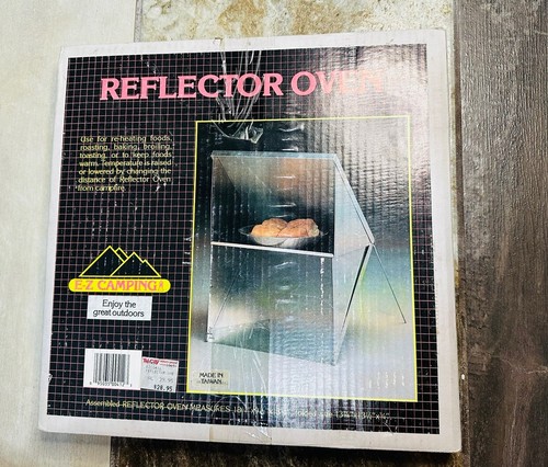 E-Z Camping Folding Reflector Oven Portable Off-Grid Vintage Aluminum ...