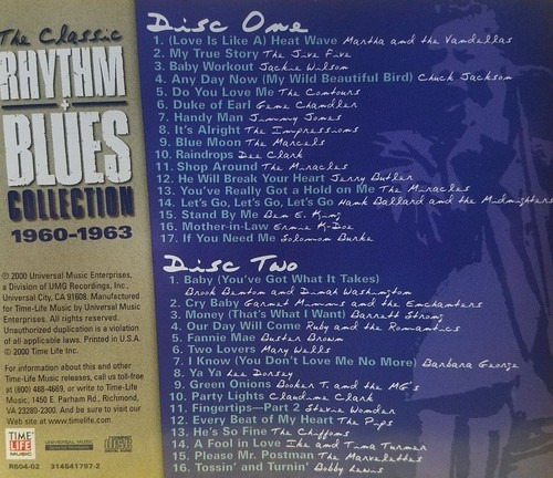 TIME-LIFE - CLASSIC RHYTHM & BLUES COLLECTION 1960-1963 2CD SET ...