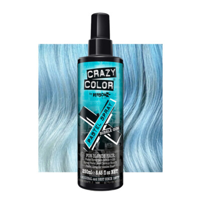 Crazy Color Pastel Spray Bubble Gum 250ml temporary pastel hue ...