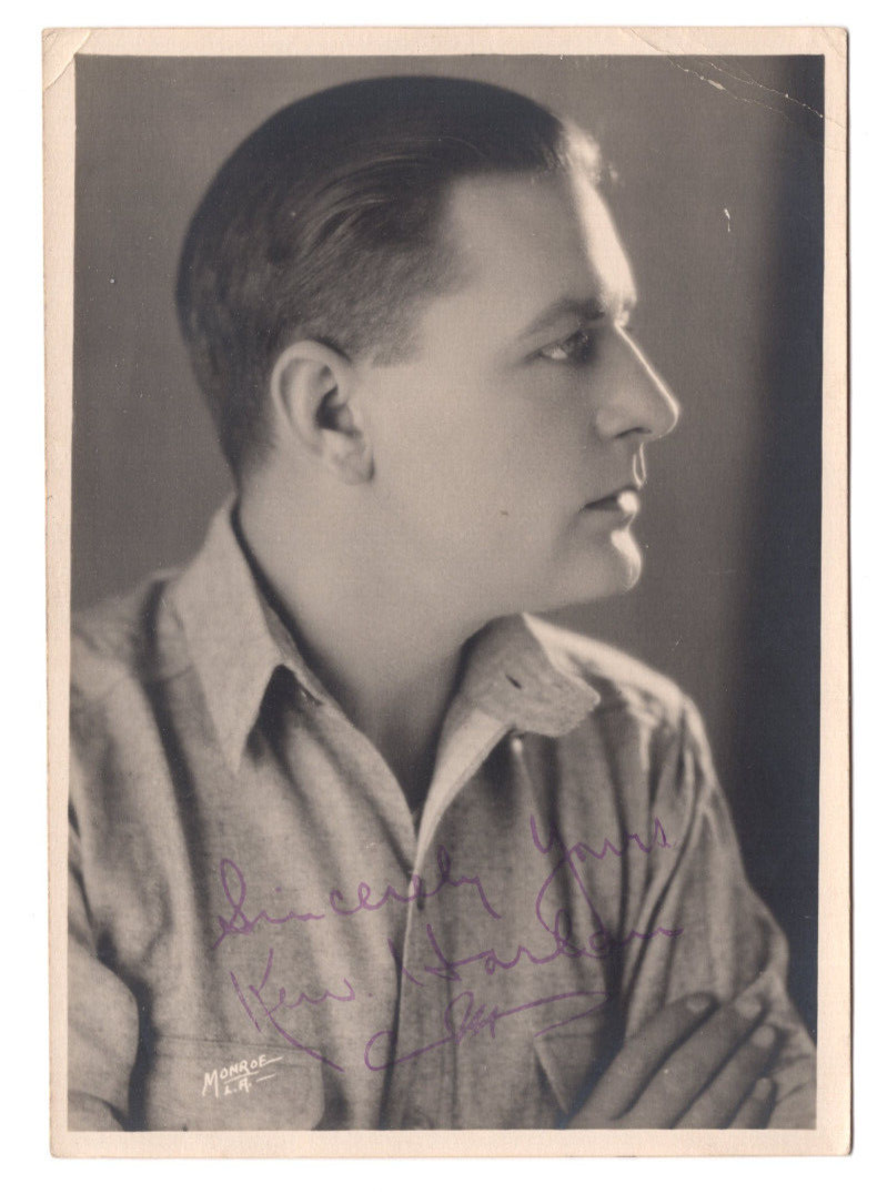 Kenneth Harlan (1895–1967) Vintage Signed Photo / Autographed Silent ...