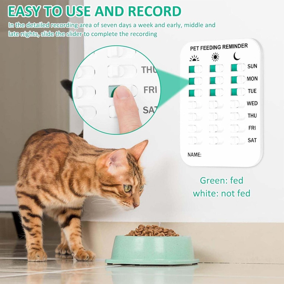 Did You Feed The Cat T Racker Dog Fed Sign Cat Reminder Sign Feeder ...