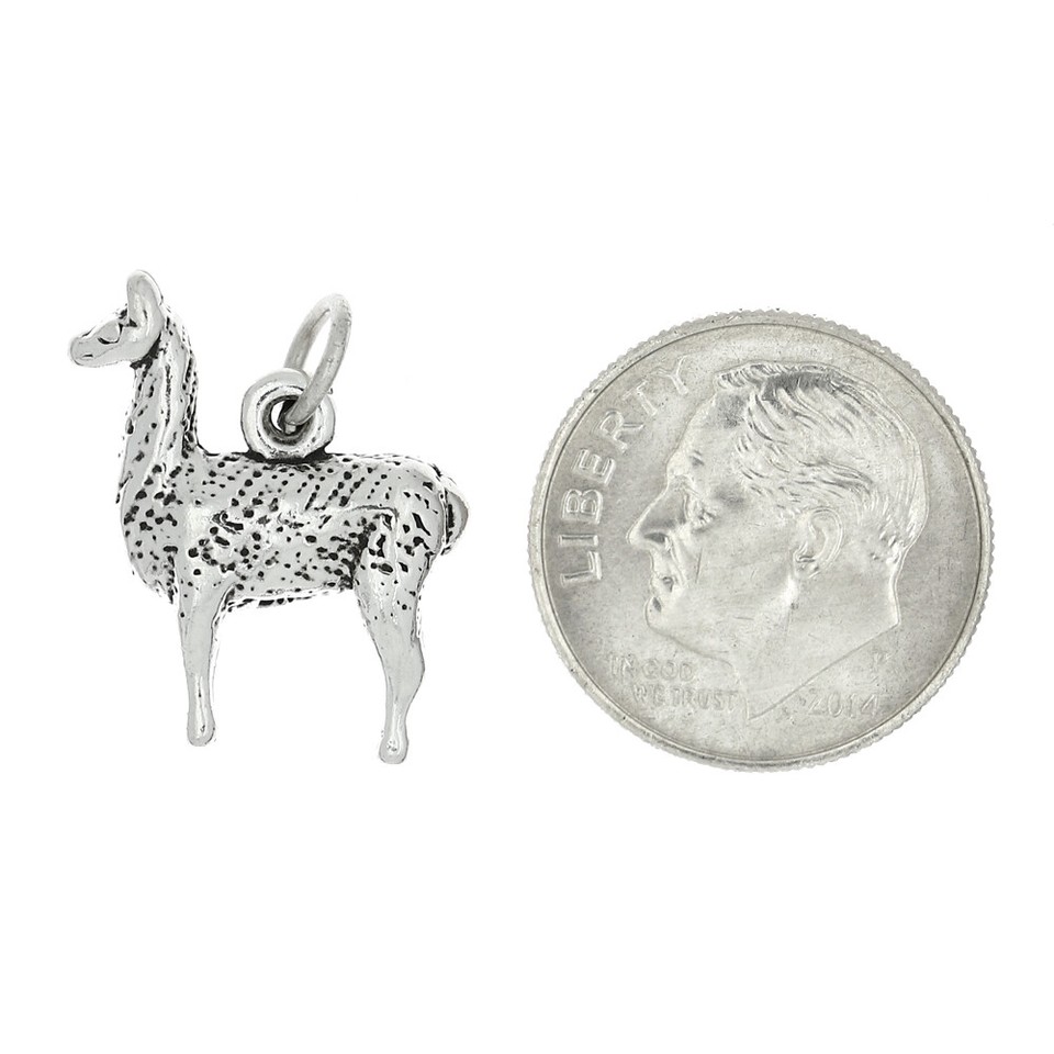 Sterling Silver 3D Llama Alpaca Charm or Pendant | eBay