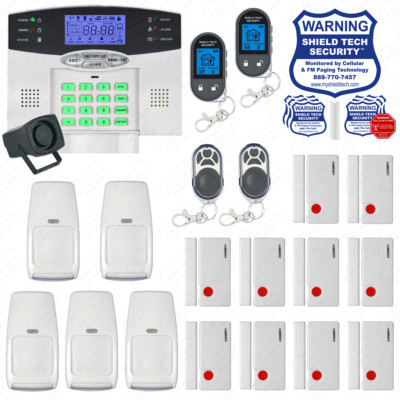 Wireless Burglar Alarm System Phone Line Auto Dialer US Home House ...