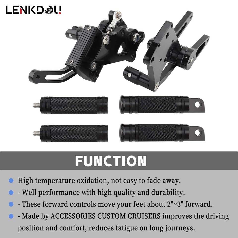 Aluminum Forward Controls Footpeg For Harley Softail FXST 00-2017 FLSTC ...