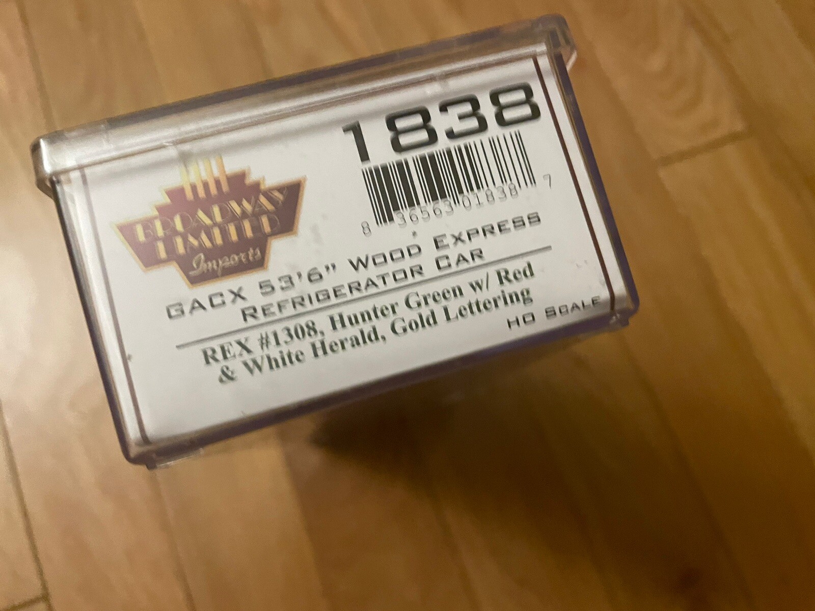 HO Broadway Limited GACX 53'6" Wood Express Refridgerator Car #1308 Green 1838 | eBay