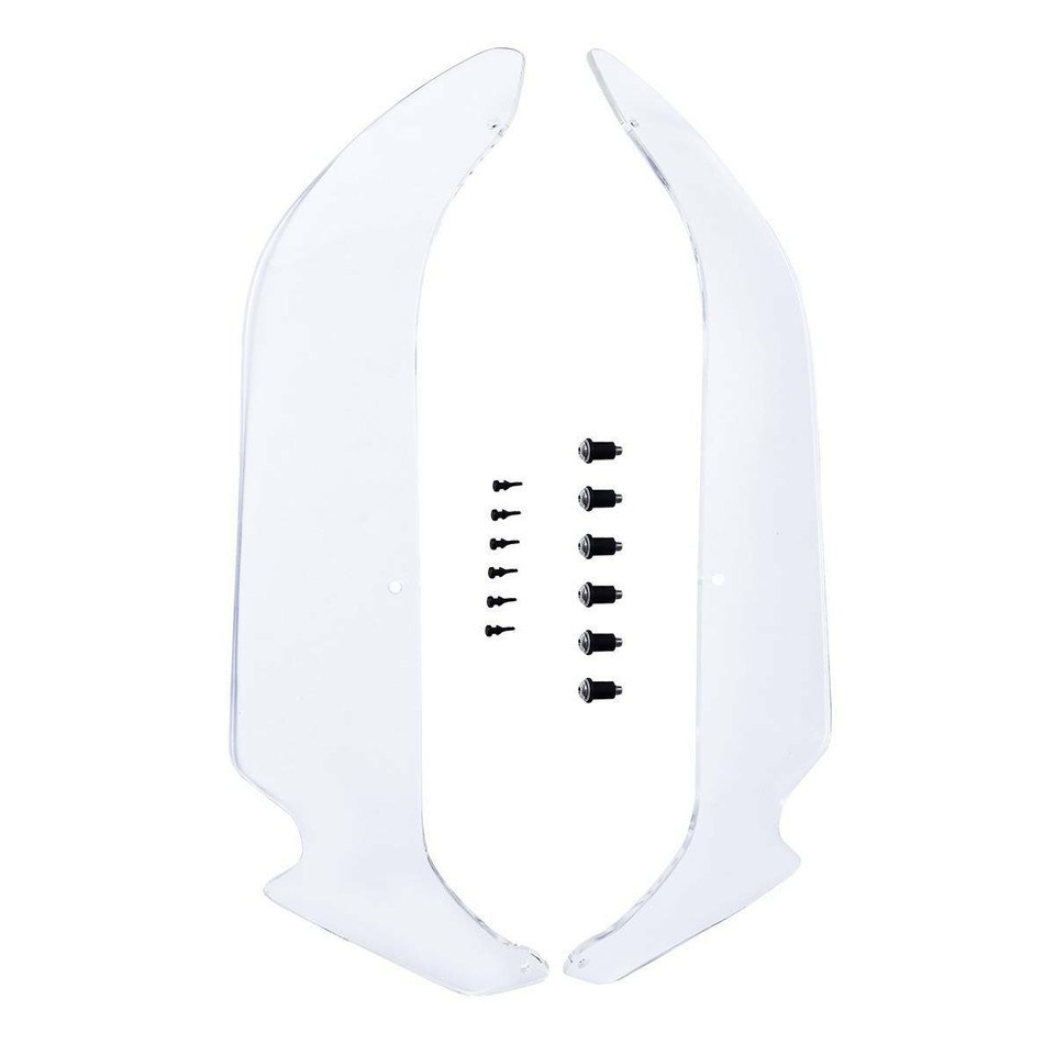 Clear Lower Air Deflector Deflectors Fit For Honda Goldwing1800 GL1800 ...