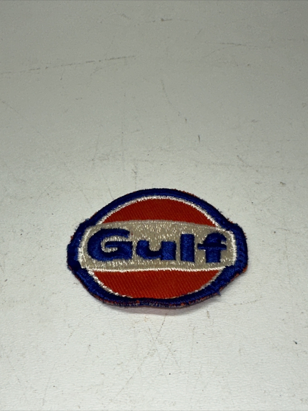 GULF Gas Vintage Embroidered Old Version Logo Gas Station Oil Company ...