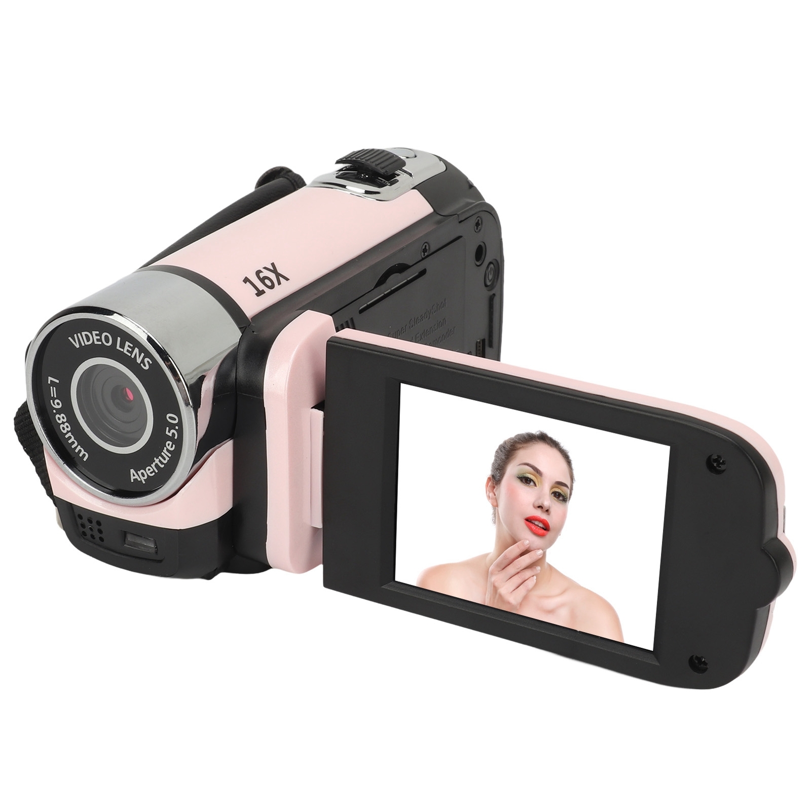 (Pink) D90 Video Camera Camcorder 1080P 16MP Digital Camera Recorder 2. ...