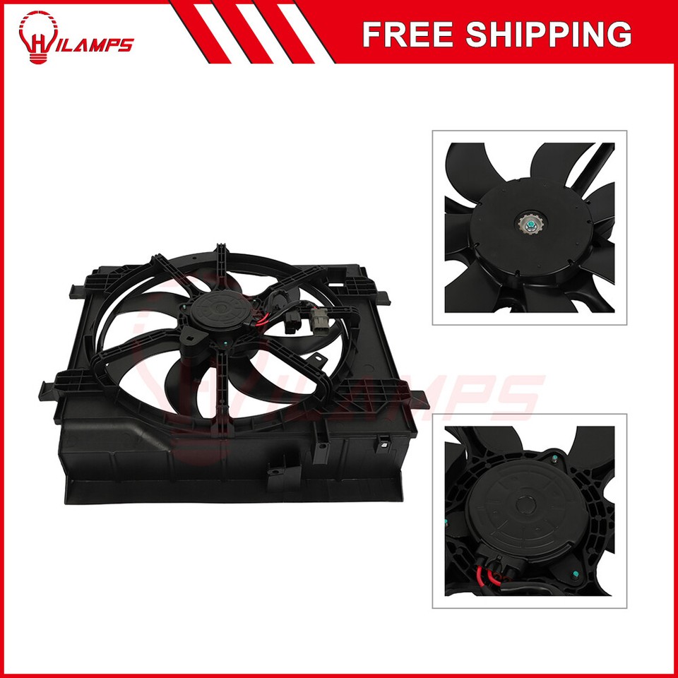For 2013-2018 Nissan Sentra Radiator Cooling Fan Assembly 622880 Front ...