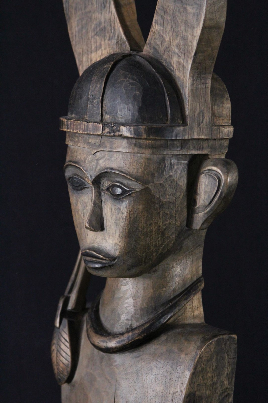 carved wooden Nias Ancestor Figure Adu Horö, Indonesia + provenance ...