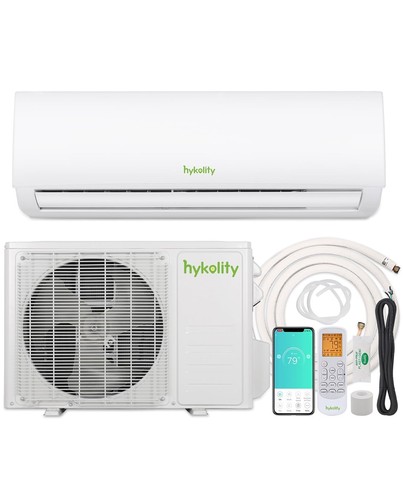 9000 BTU Mini Split Air Conditioner Heater 19 SEER2 115V Split AC Unit ...