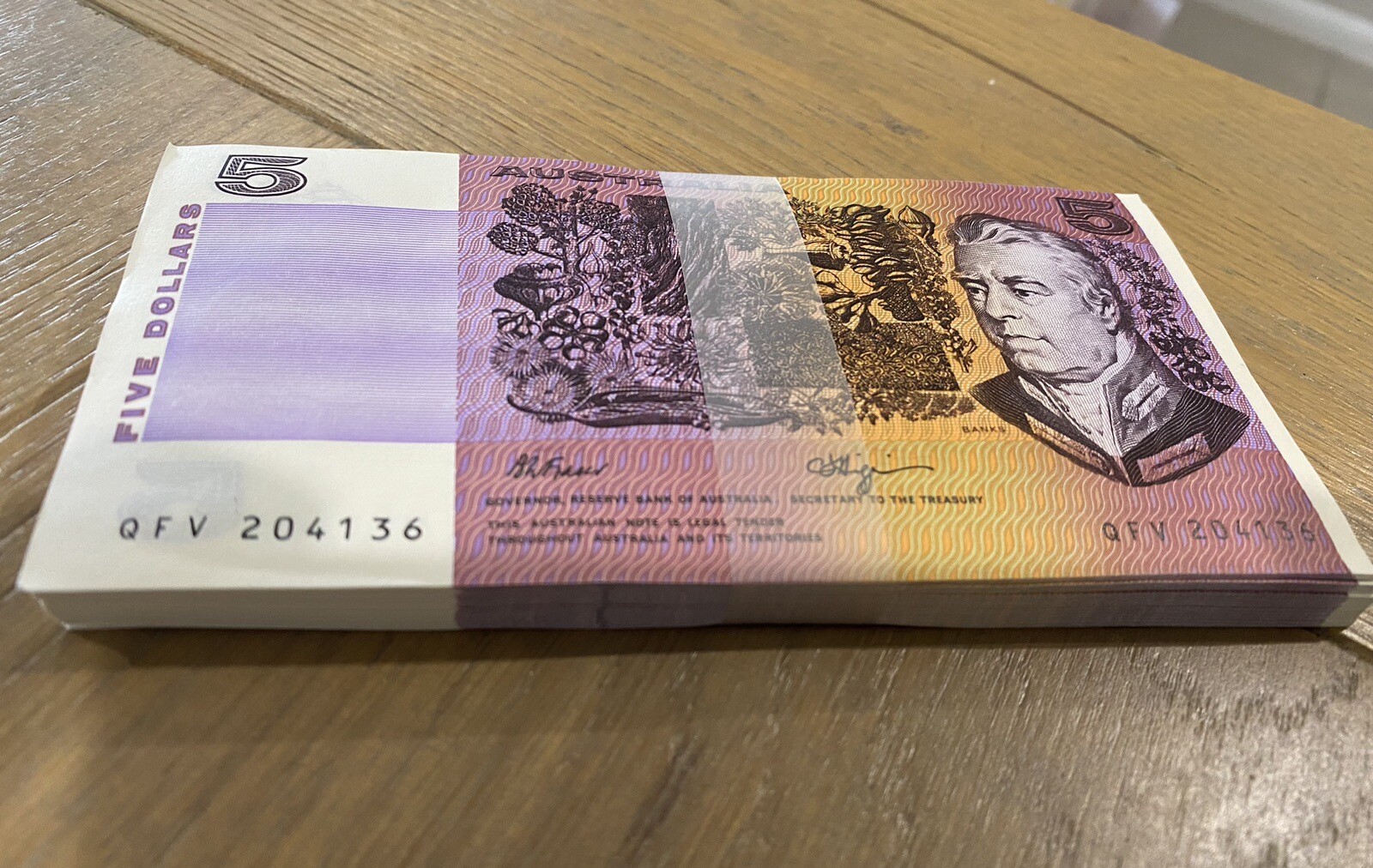 100 X $5 Bundle UNC* Frazer/Higgins-Consecutive Numbers | eBay