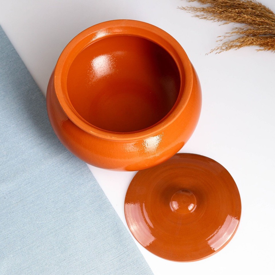 Ceramic Tureen Oven Bean Pot Oven Slow Cooking Baking Pot Clay ...