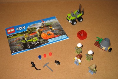 60120 LEGO Volcano Starter Set – 100% Complete w Instructions EX COND ...