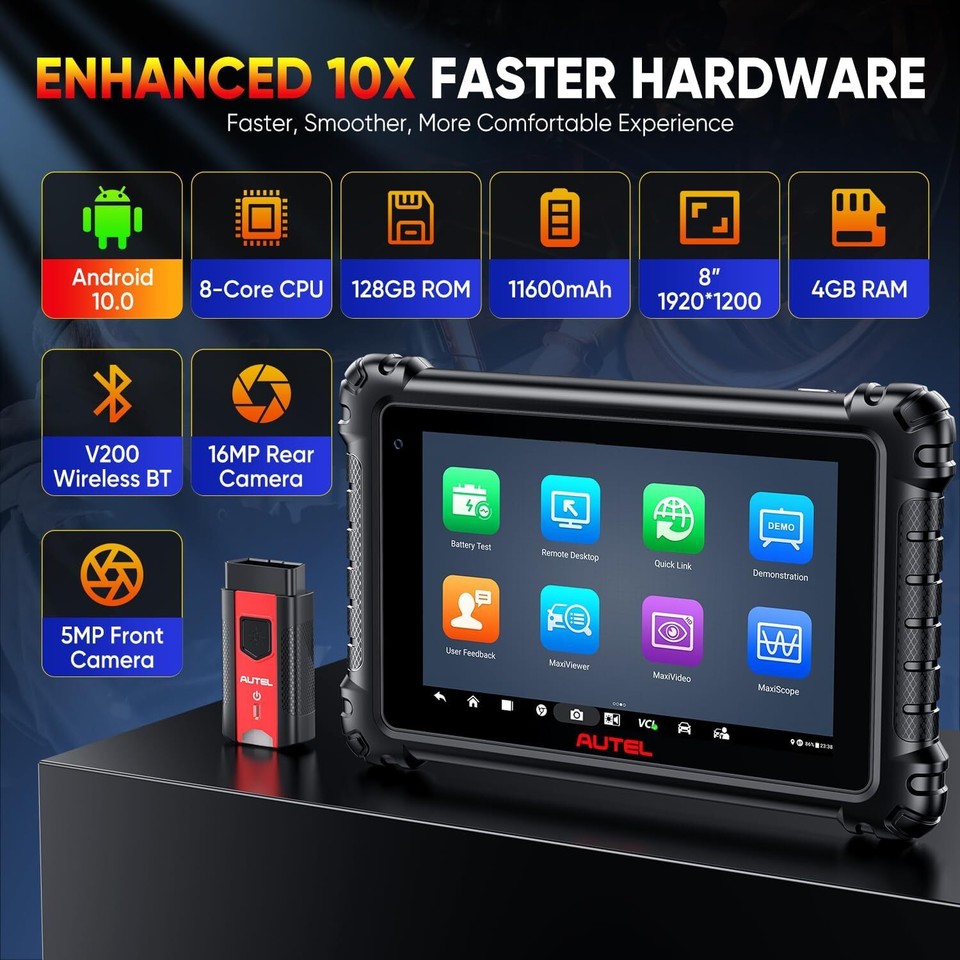 Autel MaxiSys MS906 PRO 2025 Scanner Android 10 Auto Scan 2.0 Advanced ...