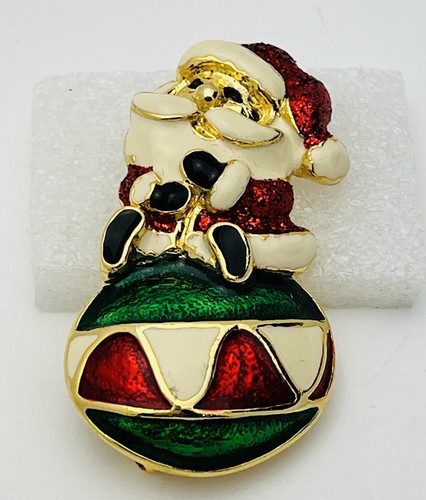 High Quality New Enamel Santa Christmas Pin/Brooch | eBay