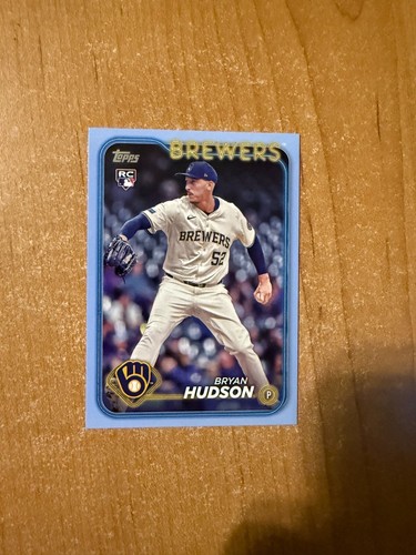 2024 Topps Update - Bryan Hudson - #US105 Father's Day Blue Parallel #d ...