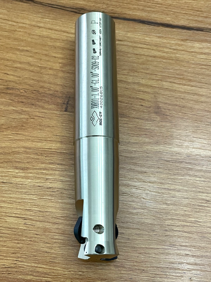 High Feed milling pkg, two 2" Cutters, 1" HSS, 1" Heavy Metal end mill ...