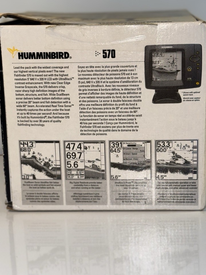 Humminbird 570 Fish Finder No Cords Stand Comes With It | eBay