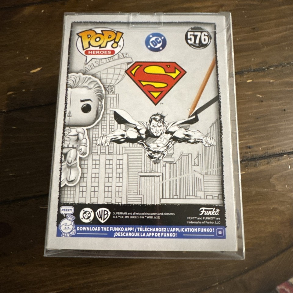 Funko Pop! DC Comics Superman (Sketched Deco) (LE 9500) #576 ...