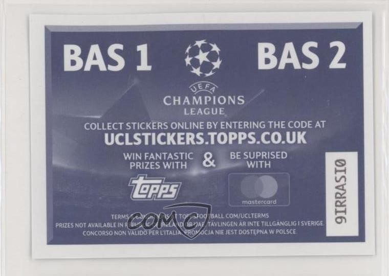2016-17 Topps UCL Sticker Club Logo/Home Kit FC Basel 1893 #BAS1/2 | eBay