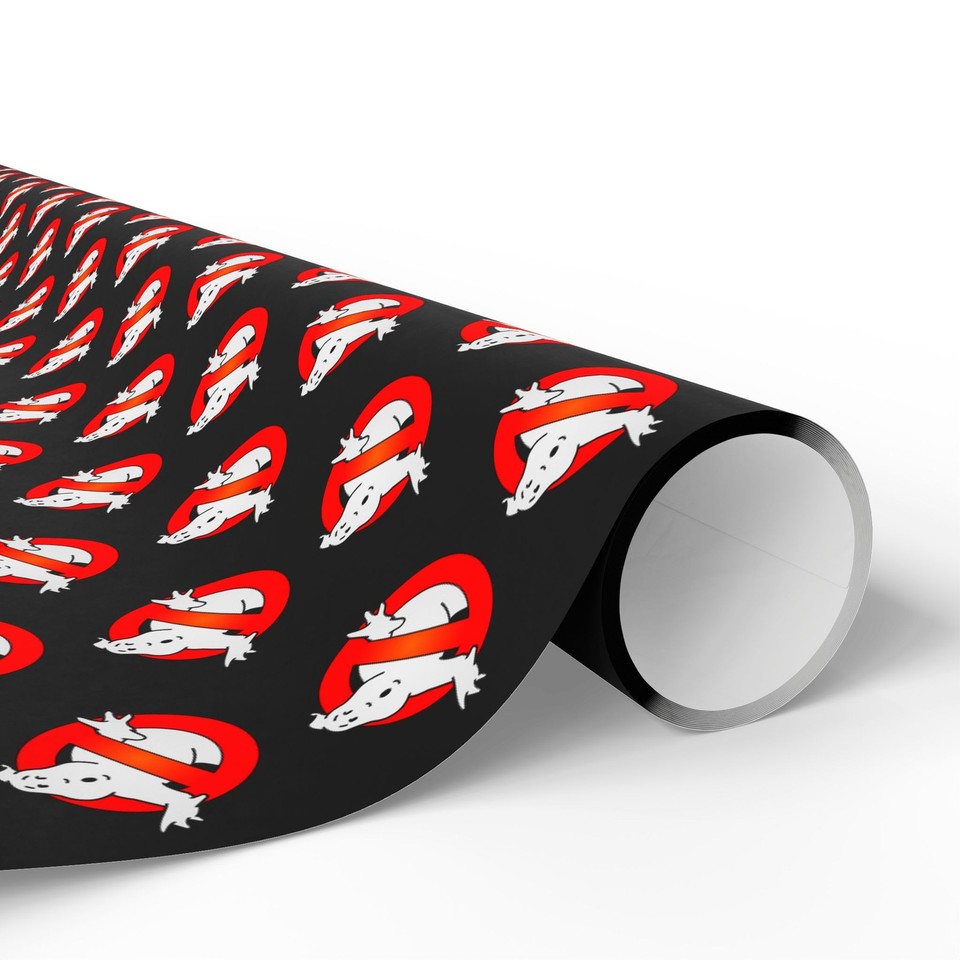 Ghostbusters Gift Wrap, Pop Culture Wrapping Paper, Classic Film Design ...