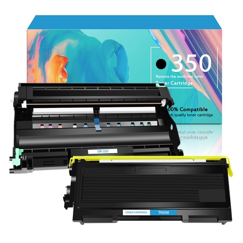 TN-350 DR-350 TN350 Toner & Drum Fits for Brother Intellifax 2920 2910 ...