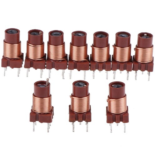 10pcs 12T 0.6uh-1.7uh Adjustable High-Frequency Ferrite Core Inductor J ...