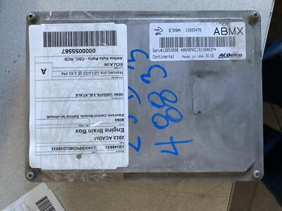Used Engine Control Module (ECM) fits: 2013 Gmc Acadia Electronic ...
