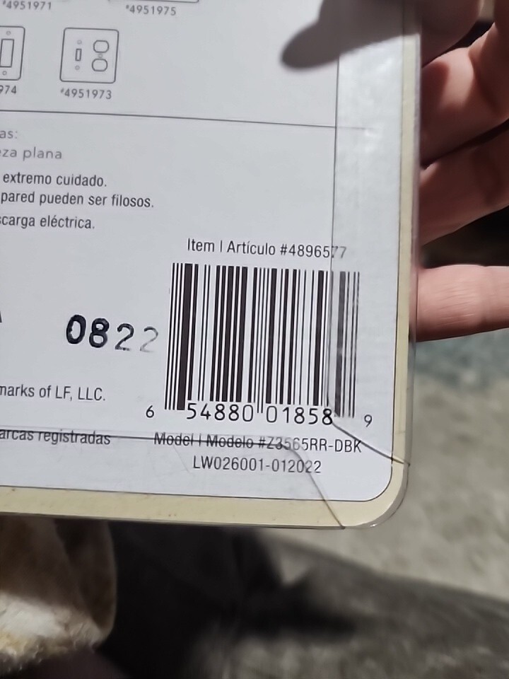 Allen + Roth Wall Plate Bexton Matte Black Finish #4896577 654880018589 ...