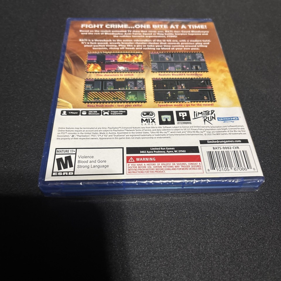 Bats Bloodsucker Anti Terror Squad (Limited Run Games) (PS5 Playstation ...
