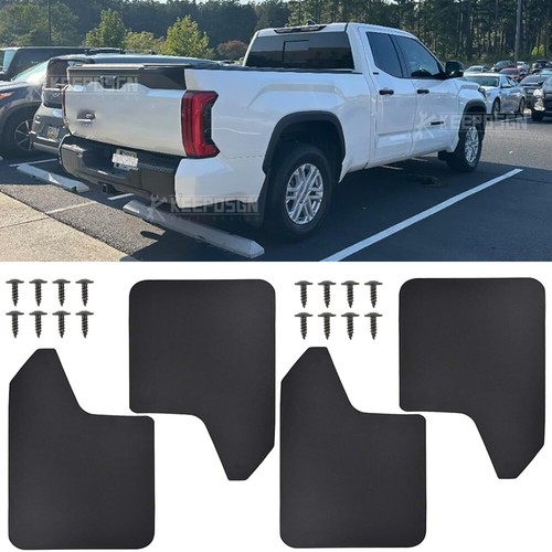 4PCS Front&Rear Matte Black Splash Guards Mud Flaps Mudguards For ...
