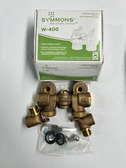 Symmons W-400 Laundry-Mate Washing Machine Rough Valve Assembly for ...