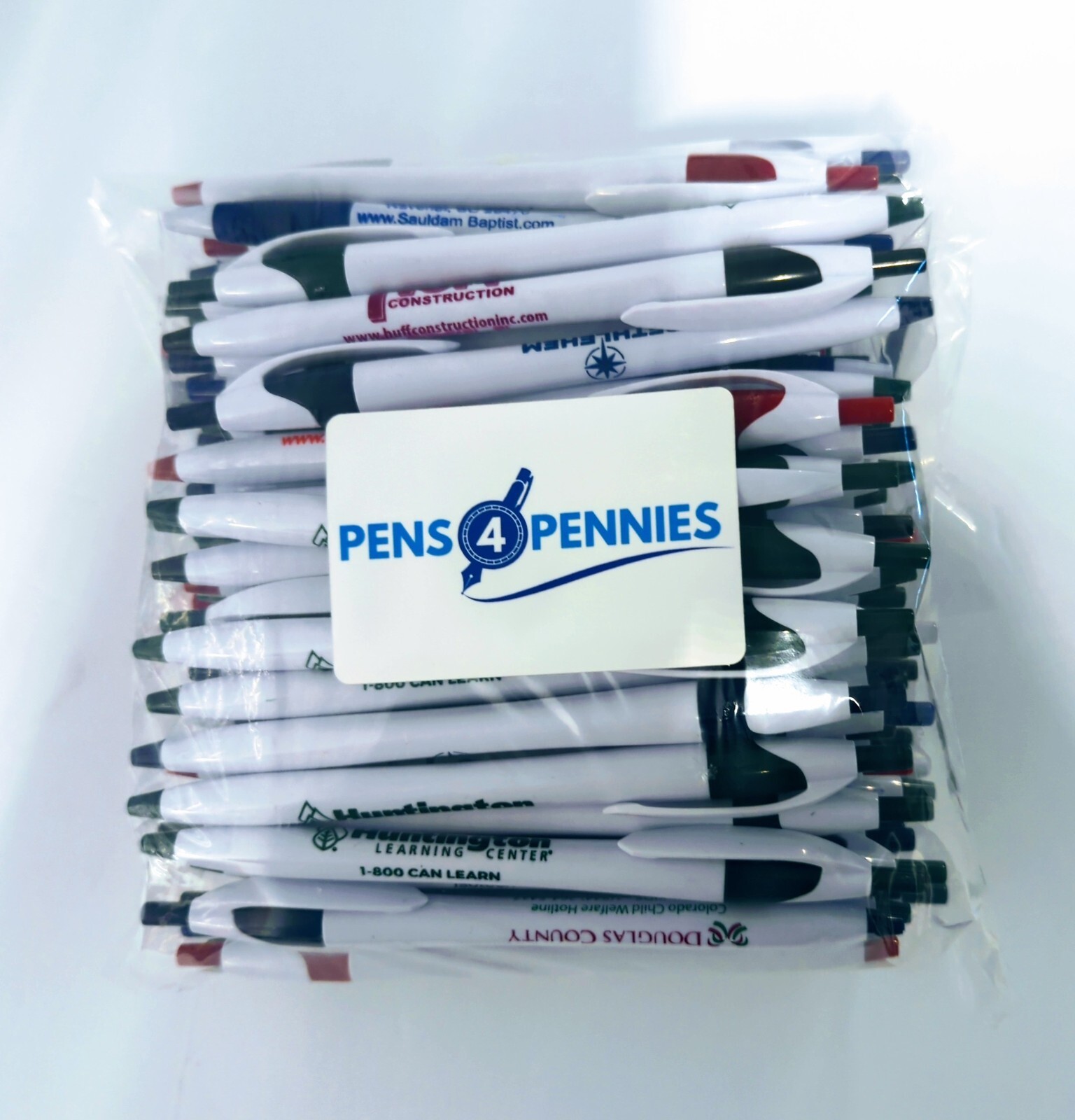 100ct Bulk Lot Misprint Ball Point Retractable Click Pens: Java Style ...