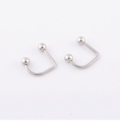 Labret Piercing Jewelry Black Ball Lippy Loop Lip Lippy Labret Ring ...
